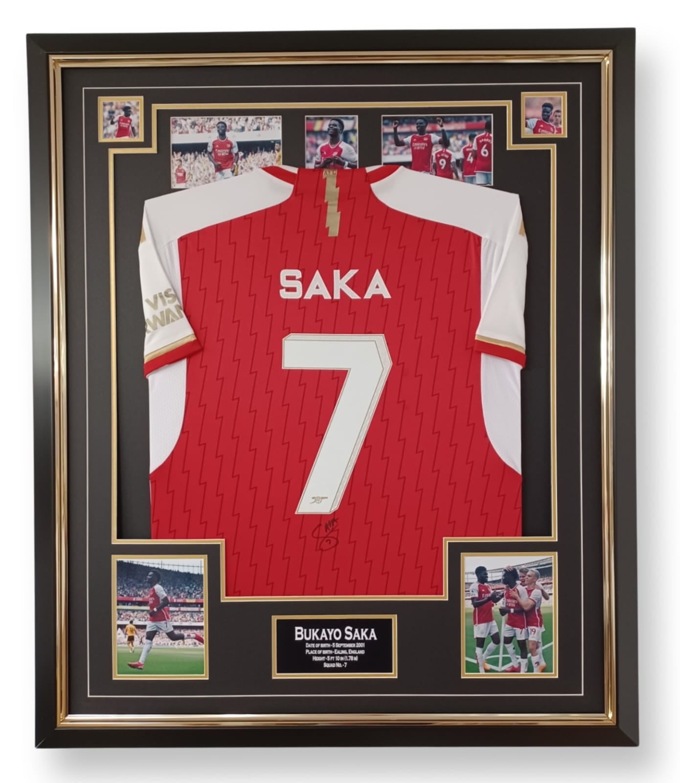 Saka Signed shirt. 2023/24 – The Match Day Shop
