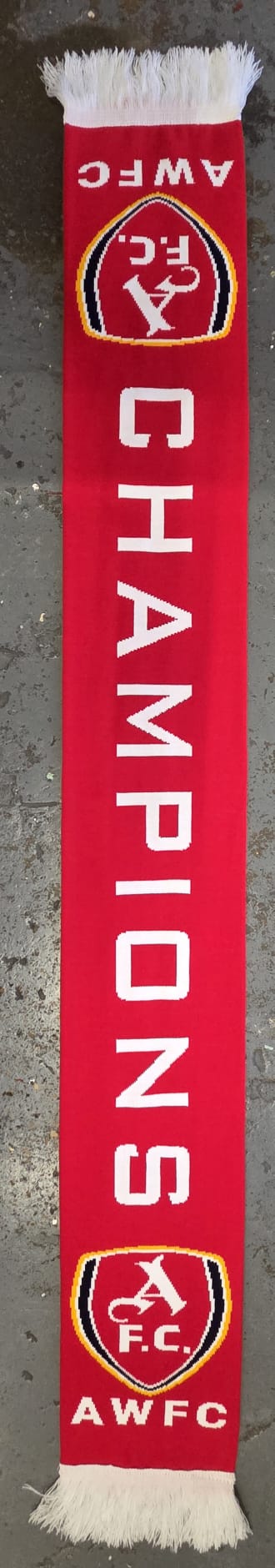 WAFC Champions of Europe Scarf – The Match Day Shop
